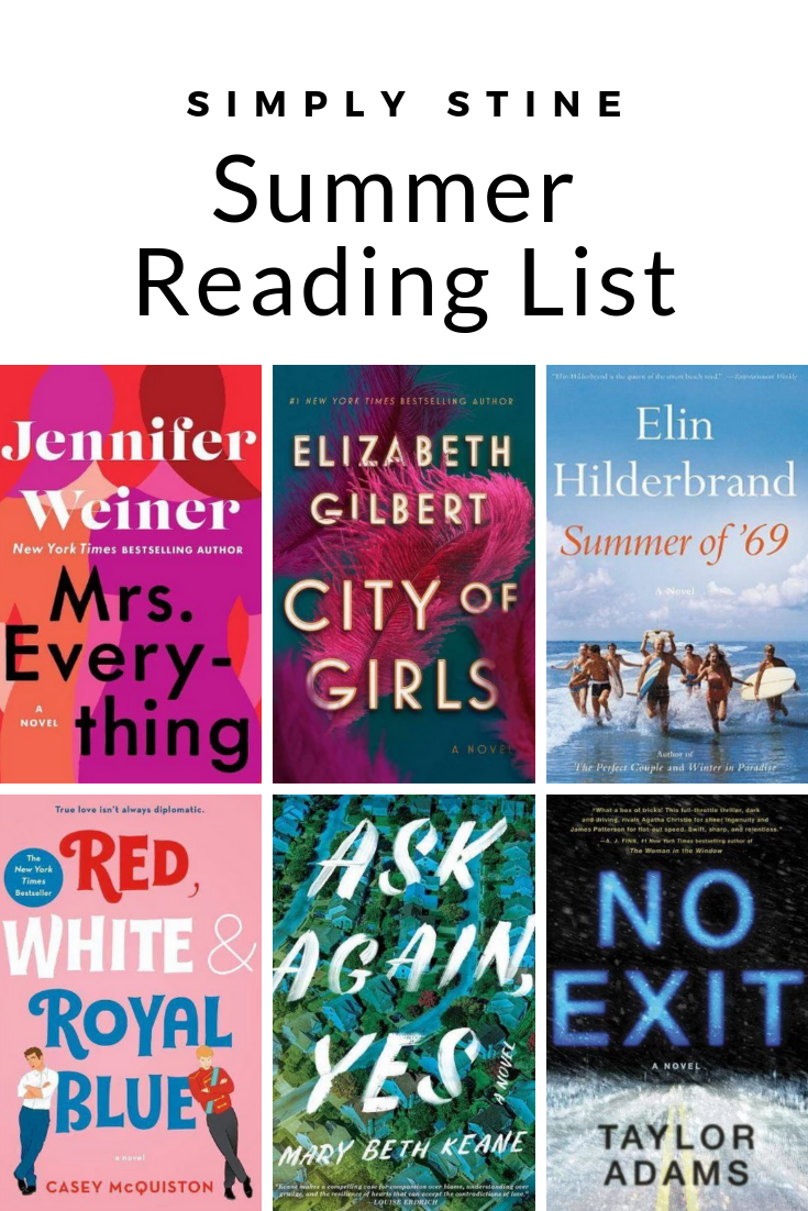 What Books I Want To Read This Summer | Simply Stine
