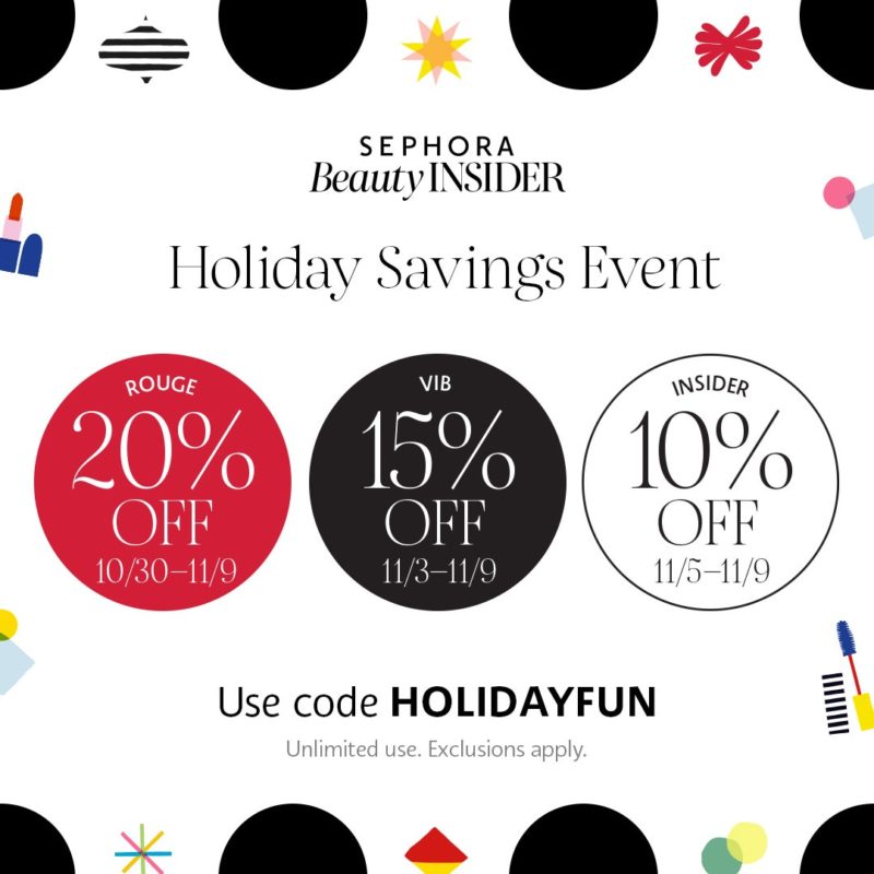 Sephora Holiday Savings Event | Simply Stine