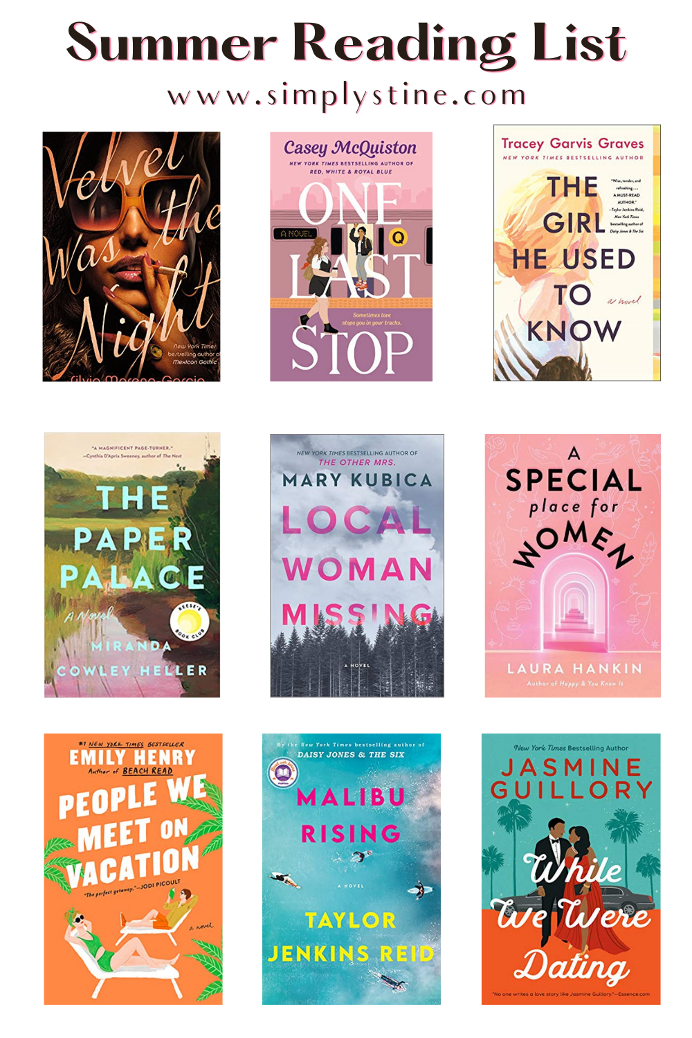 Summer Reading List 2021 : Simply Stine Southern Lifestyle Blogger