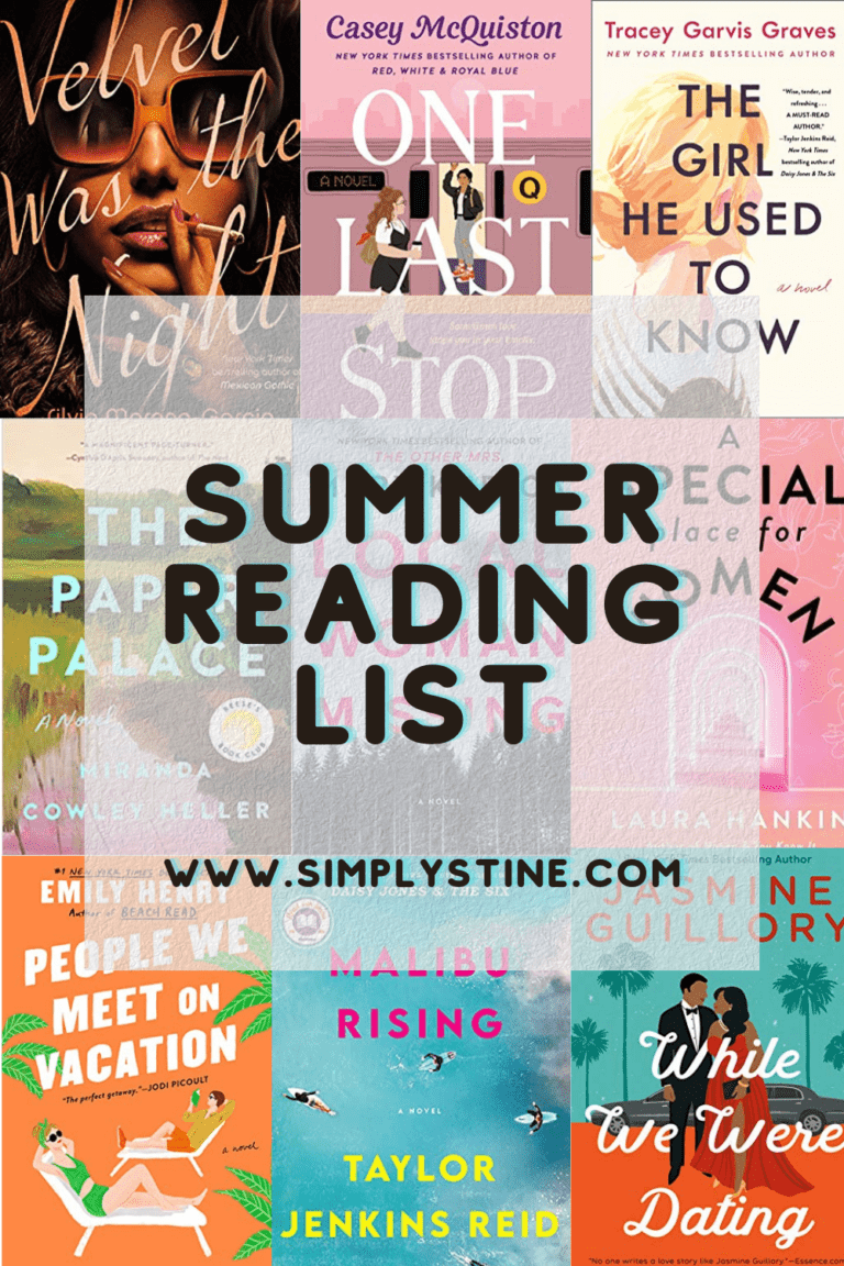 Summer Reading List 2021 | Simply Stine