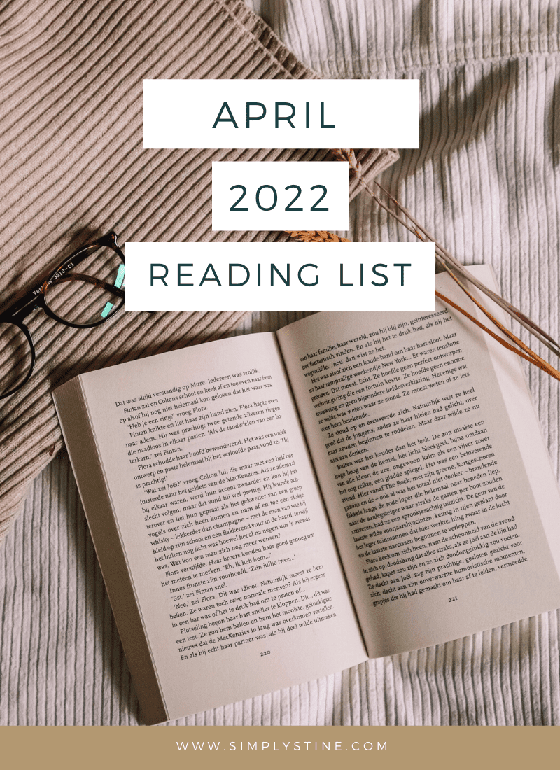 April 2022 Reading List | Simply Stine