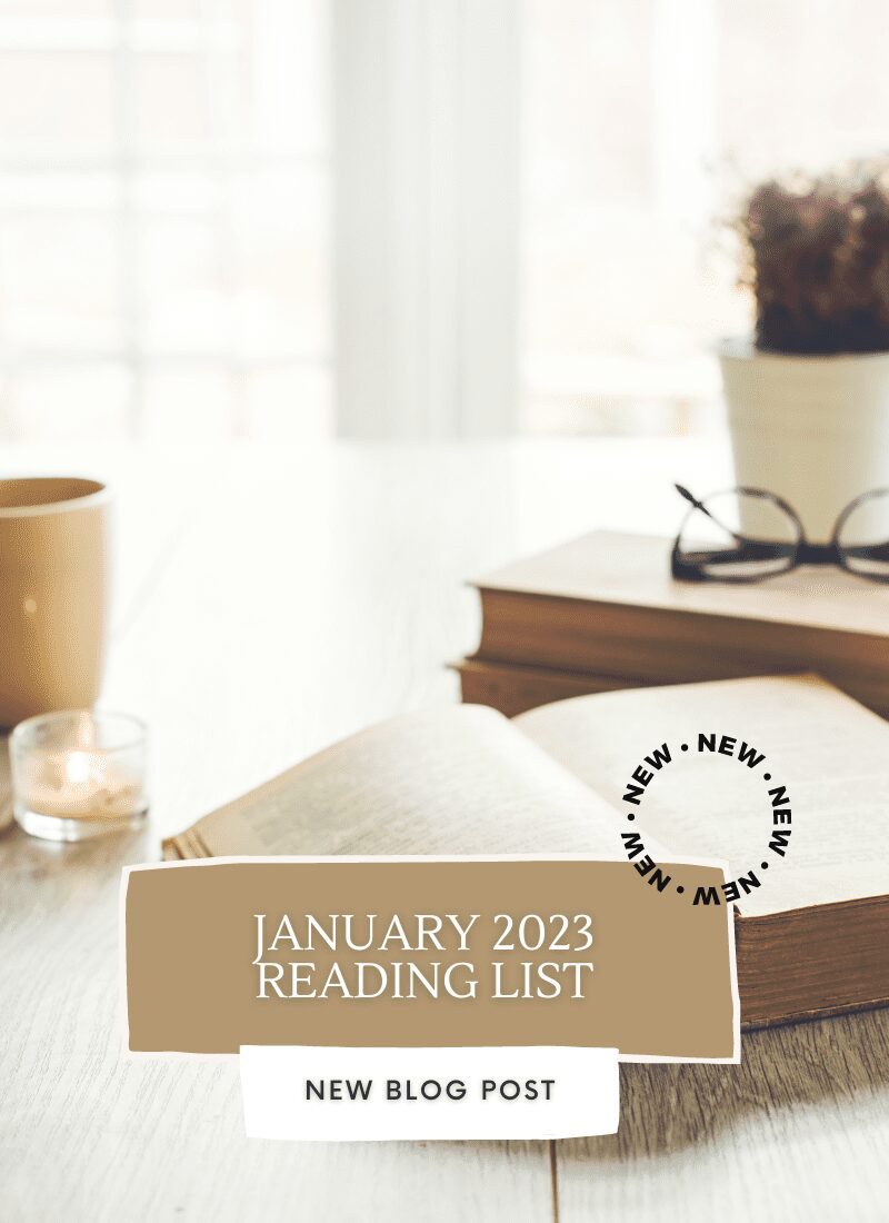 January 2023 Reading List | Simply Stine