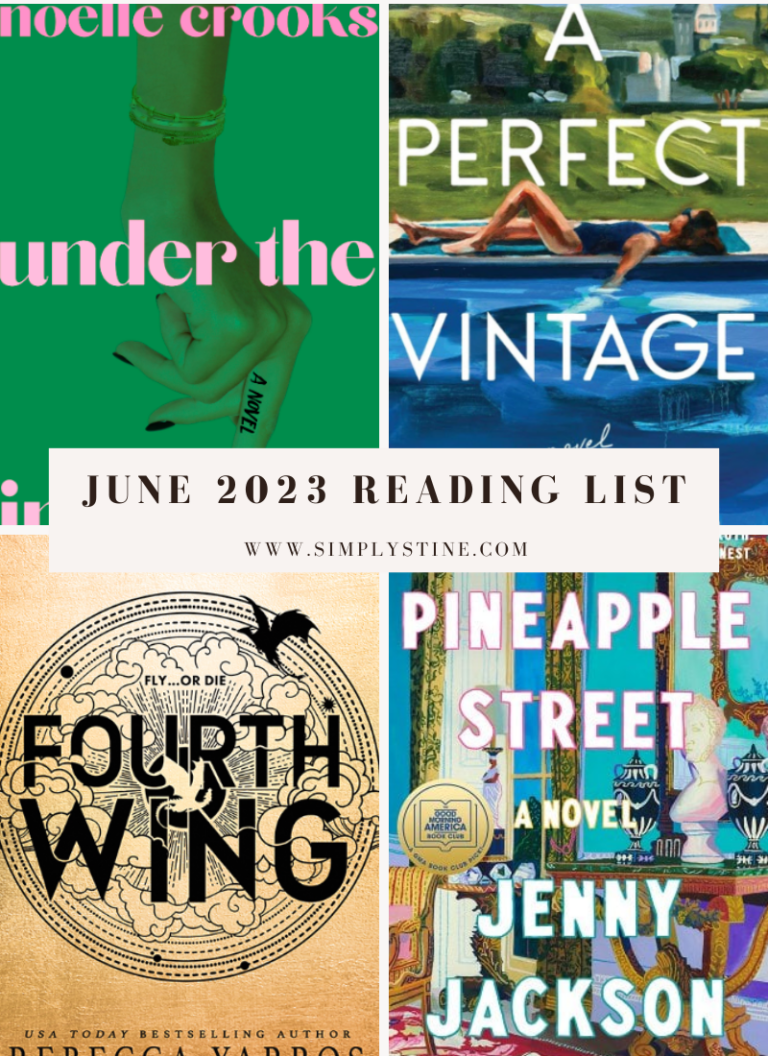 June 2023 Reading List | Simply Stine