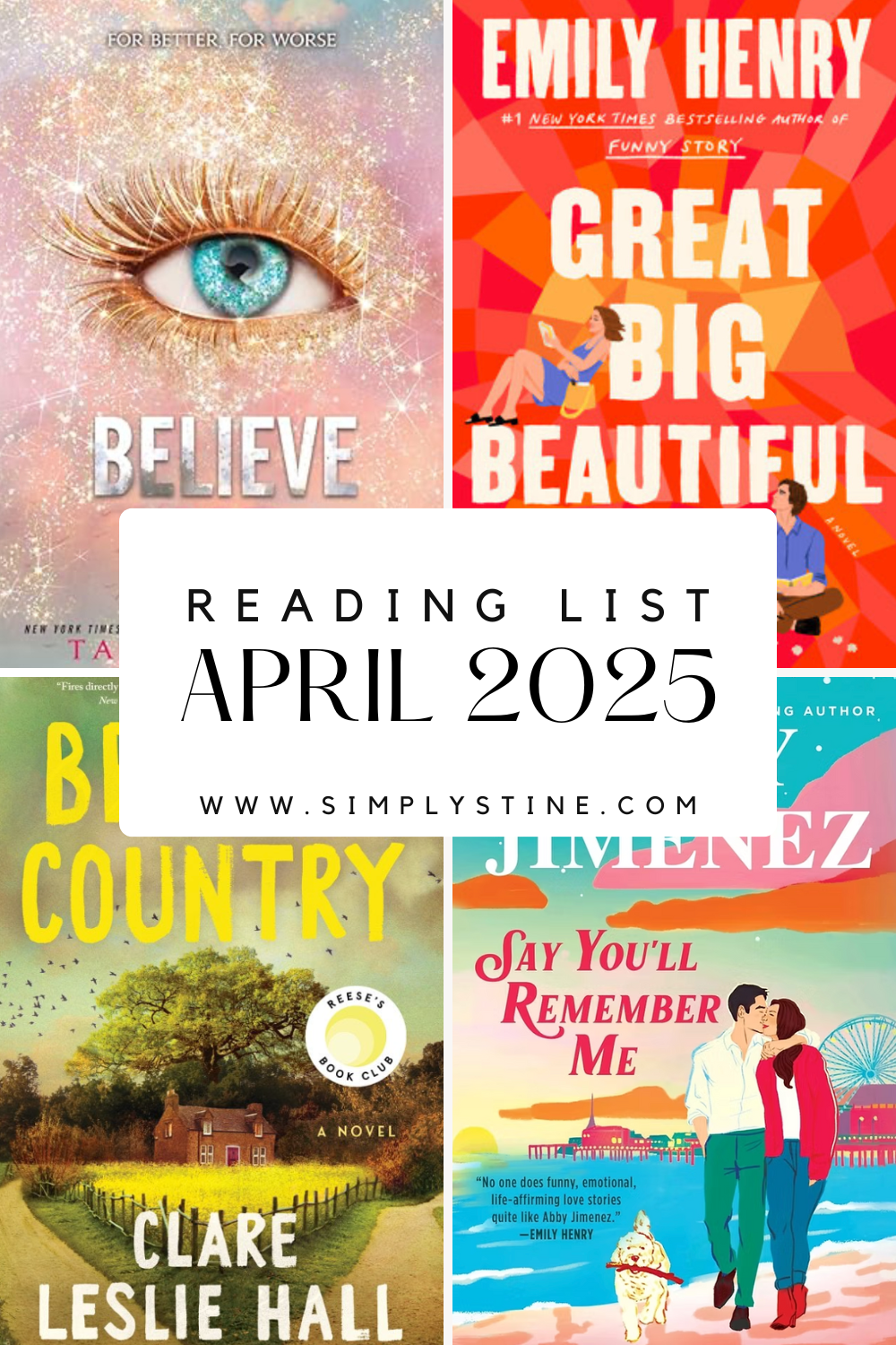 April 2025 Reading Wrap-Up: 4 Books I Read and What I Thought | Simply ...
